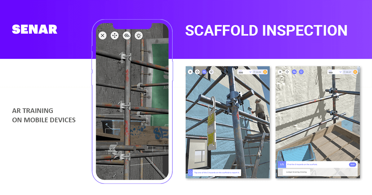 Scaffold Inspection Training in AR (Augmented Reality)