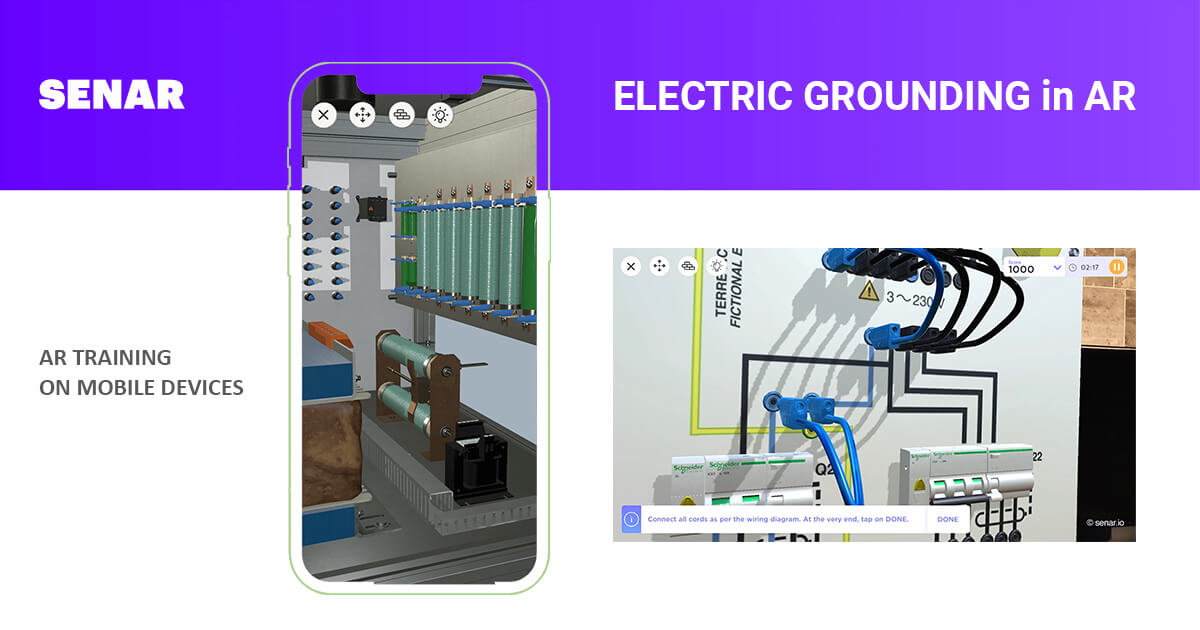 Practical Training on a Grounding Workbench in AR (Beta)