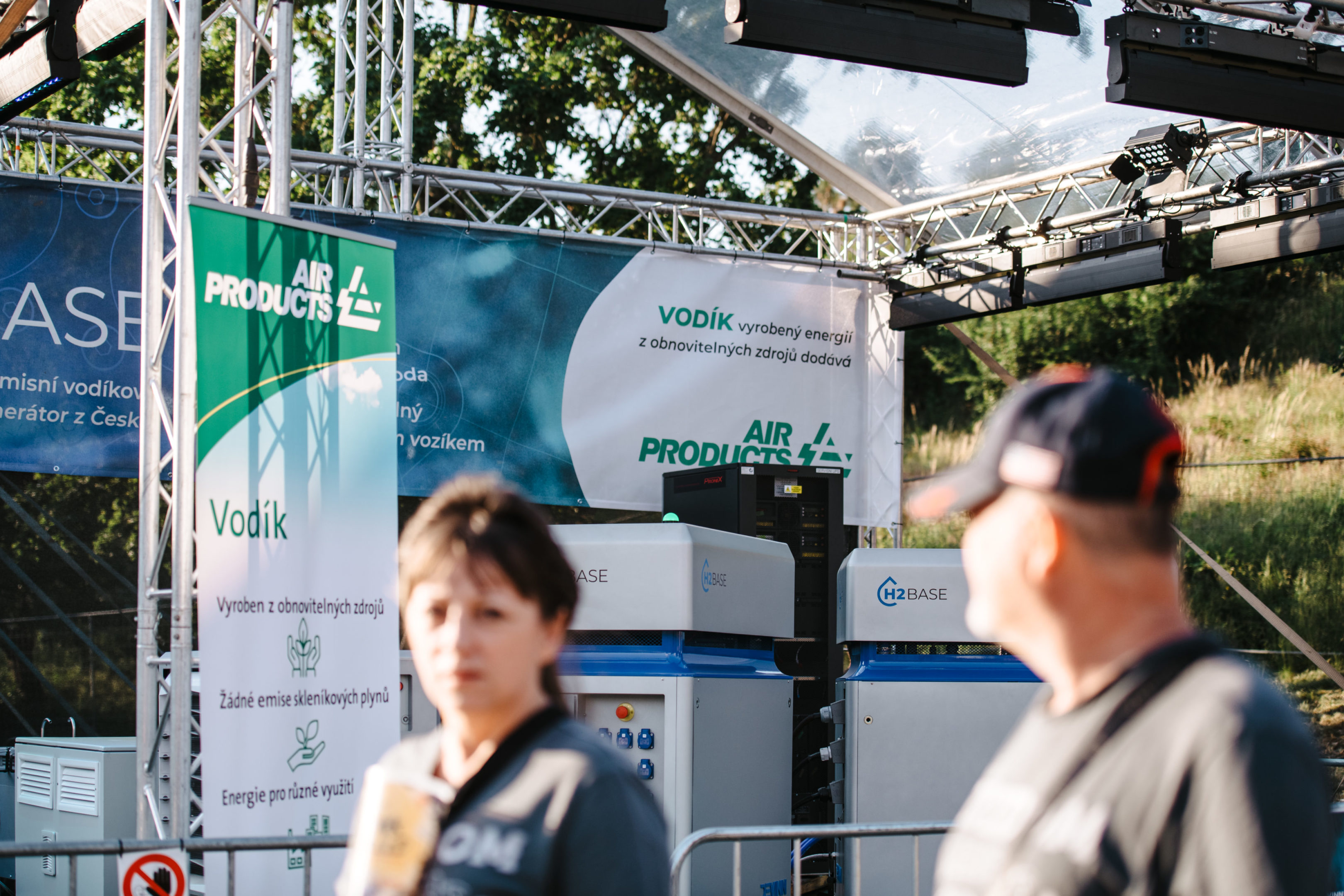 Znovu jsme poháněli stage na Rock for People. Tentokrát zeleným vodíkem ...