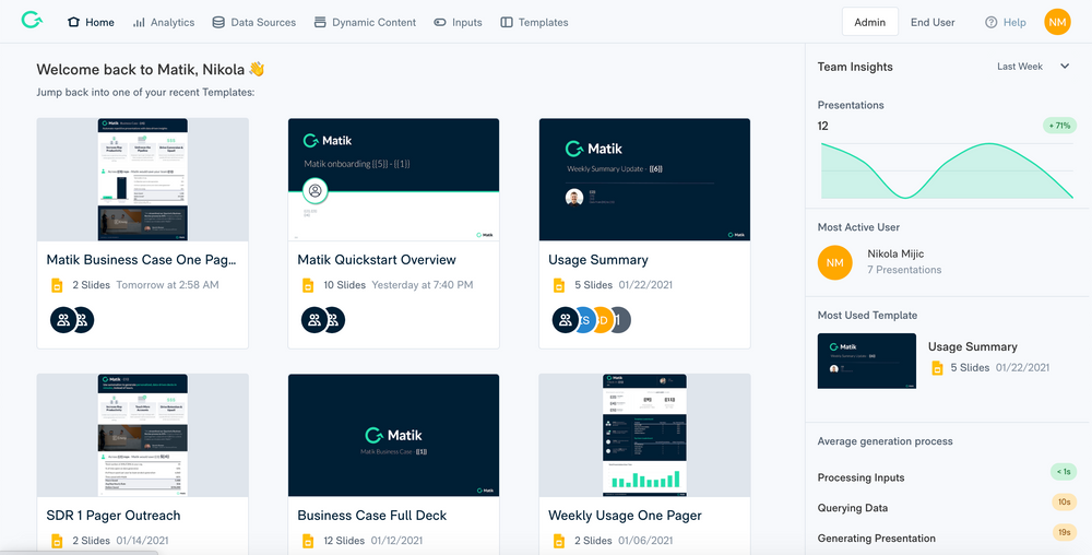 How Matik uses Matik: Building a Business Case