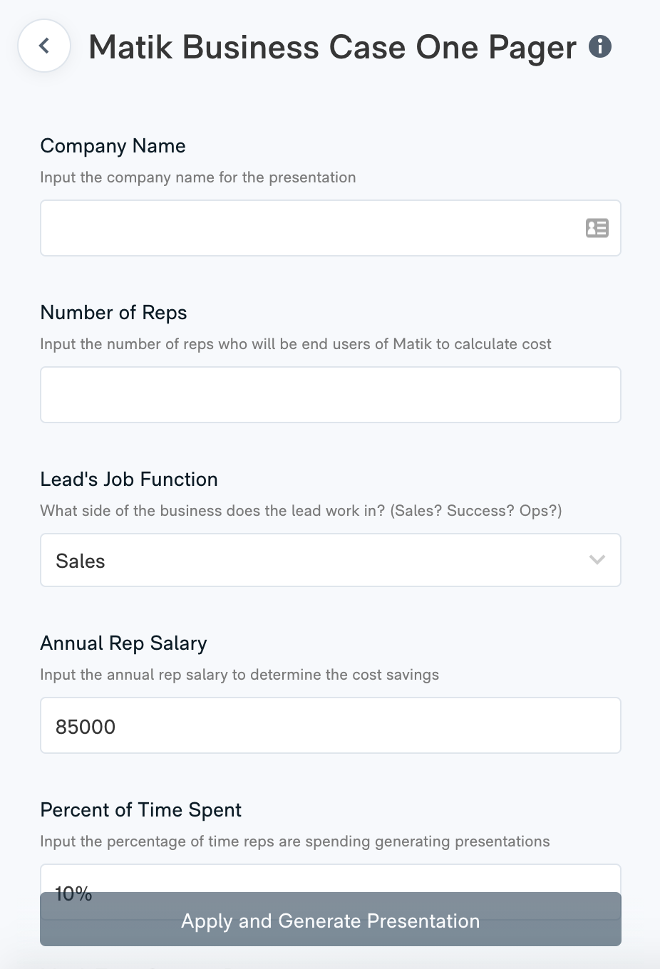 How Matik uses Matik: Building a Business Case