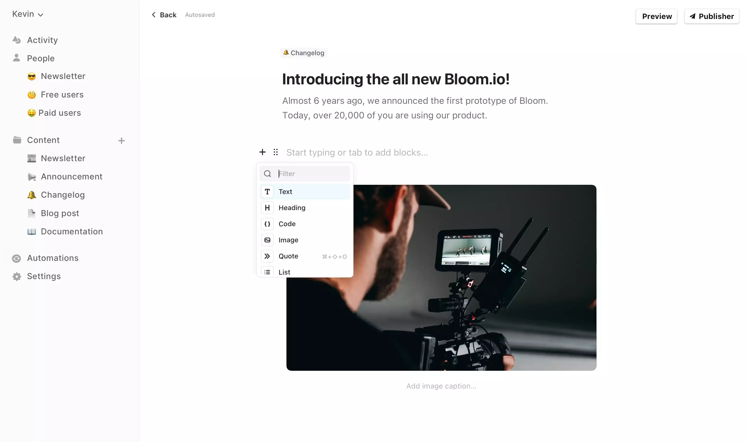 The best email marketing platform for Webflow | Audienceful