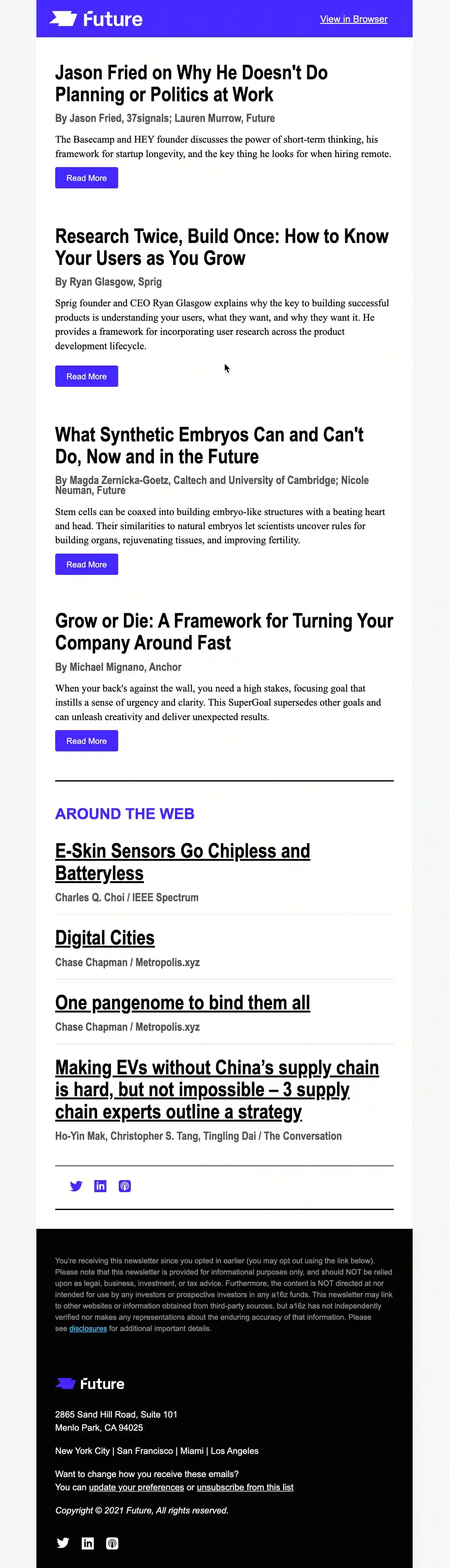 The Best Email Newsletter Examples | Emailspiration