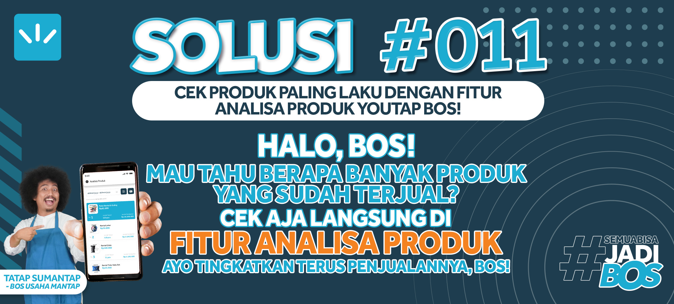 Cek Produk Paling Laku dengan Fitur Analisa Produk Youtap BOS!