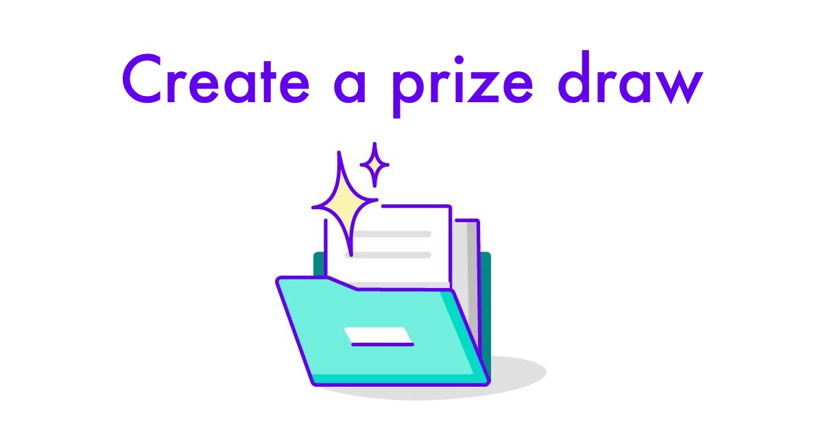 Create A Prize Draw Templates Legal Help
