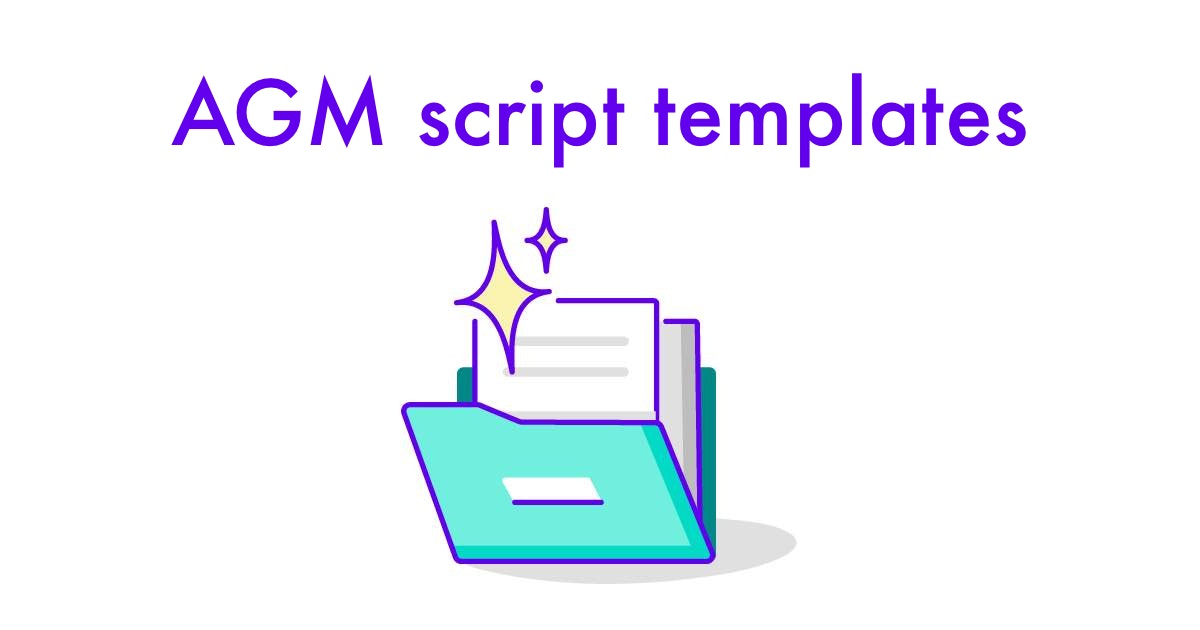📰 AGM script templates - UK