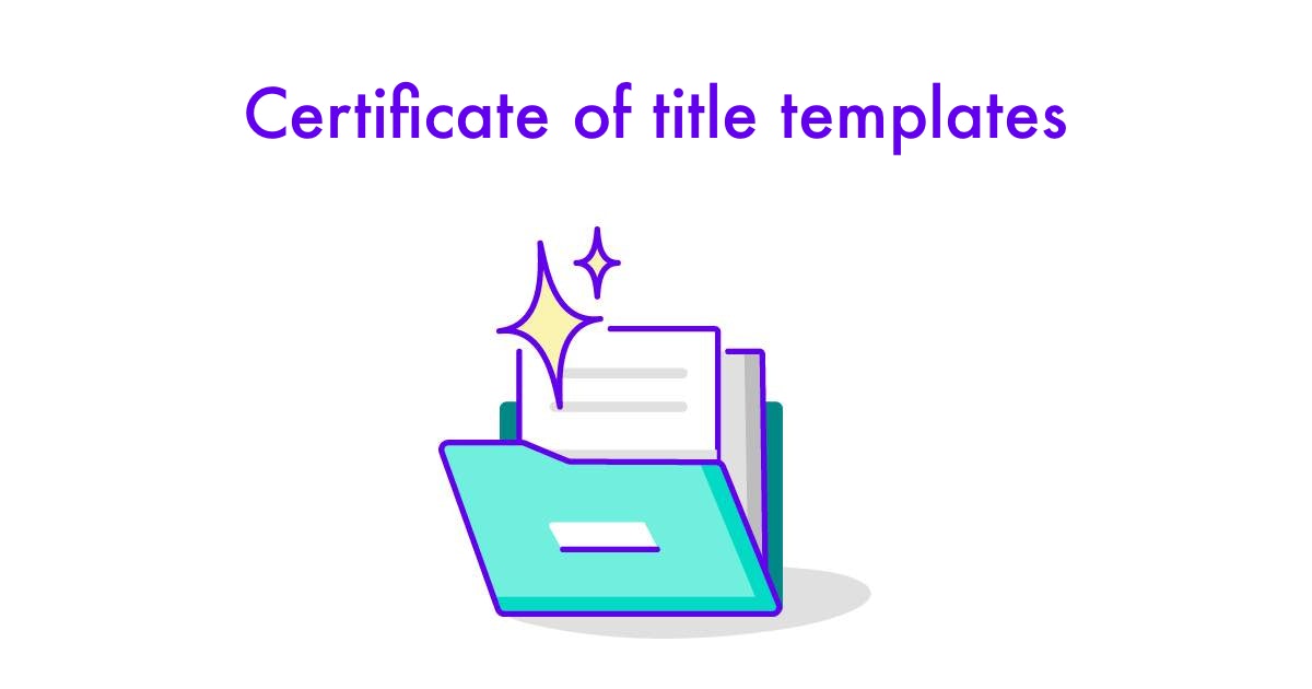 Certificate Of Title Templates UK certificate-of-title-templates-uk