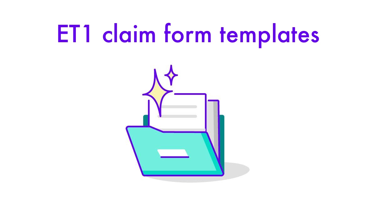 ⚖️ ET1 claim form templates - UK