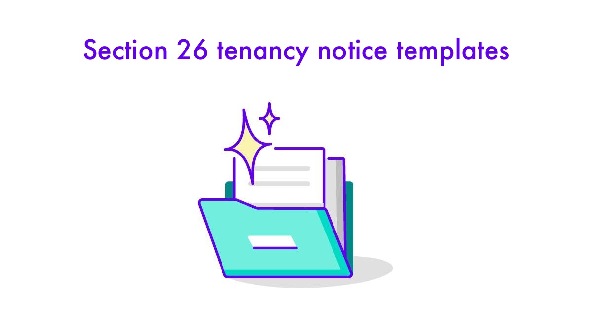 🏘 Section 26 tenancy notice templates - UK