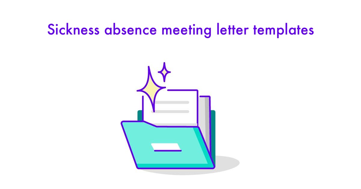 🗞️ Sickness absence meeting letter templates - UK