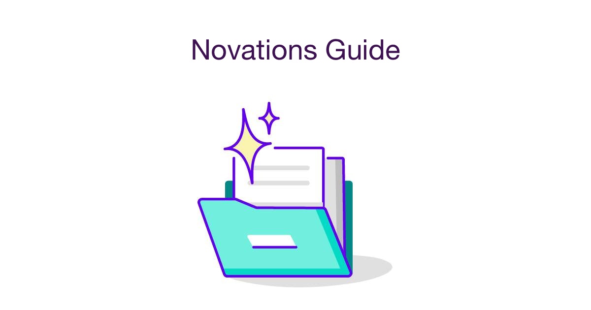 Novations Guide Checklist And Templates