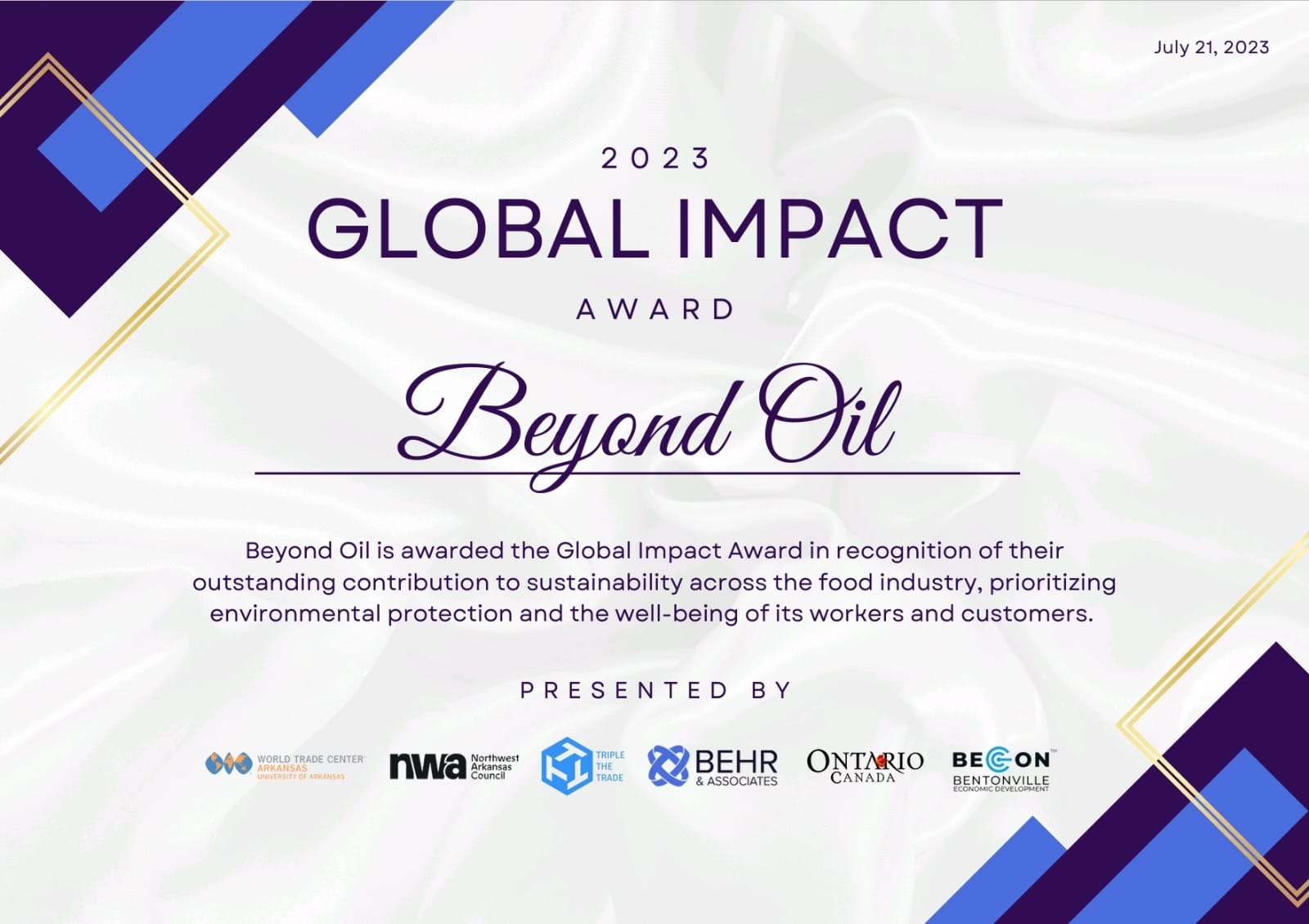About Us | Beyond Oil