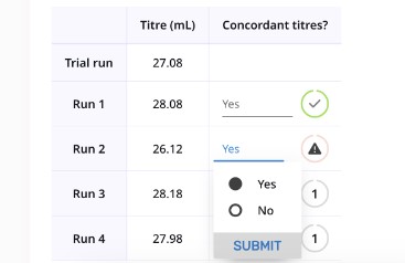 LearnSci Smart Worksheet: Acid Base Titration
