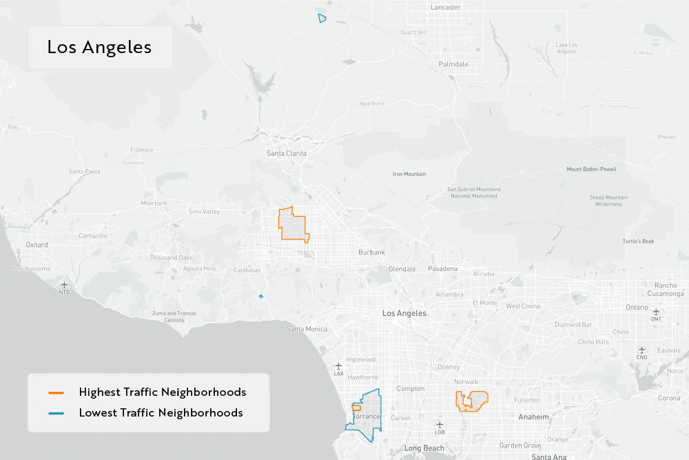 Unacast | Los Angeles Foot Traffic Data