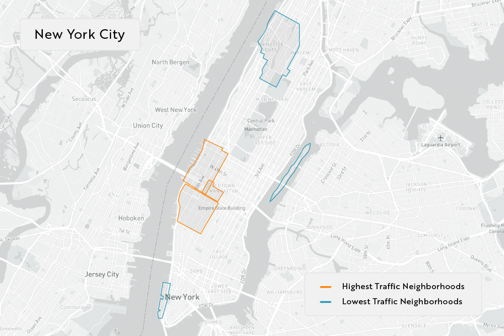 Unacast | New York Foot Traffic Data