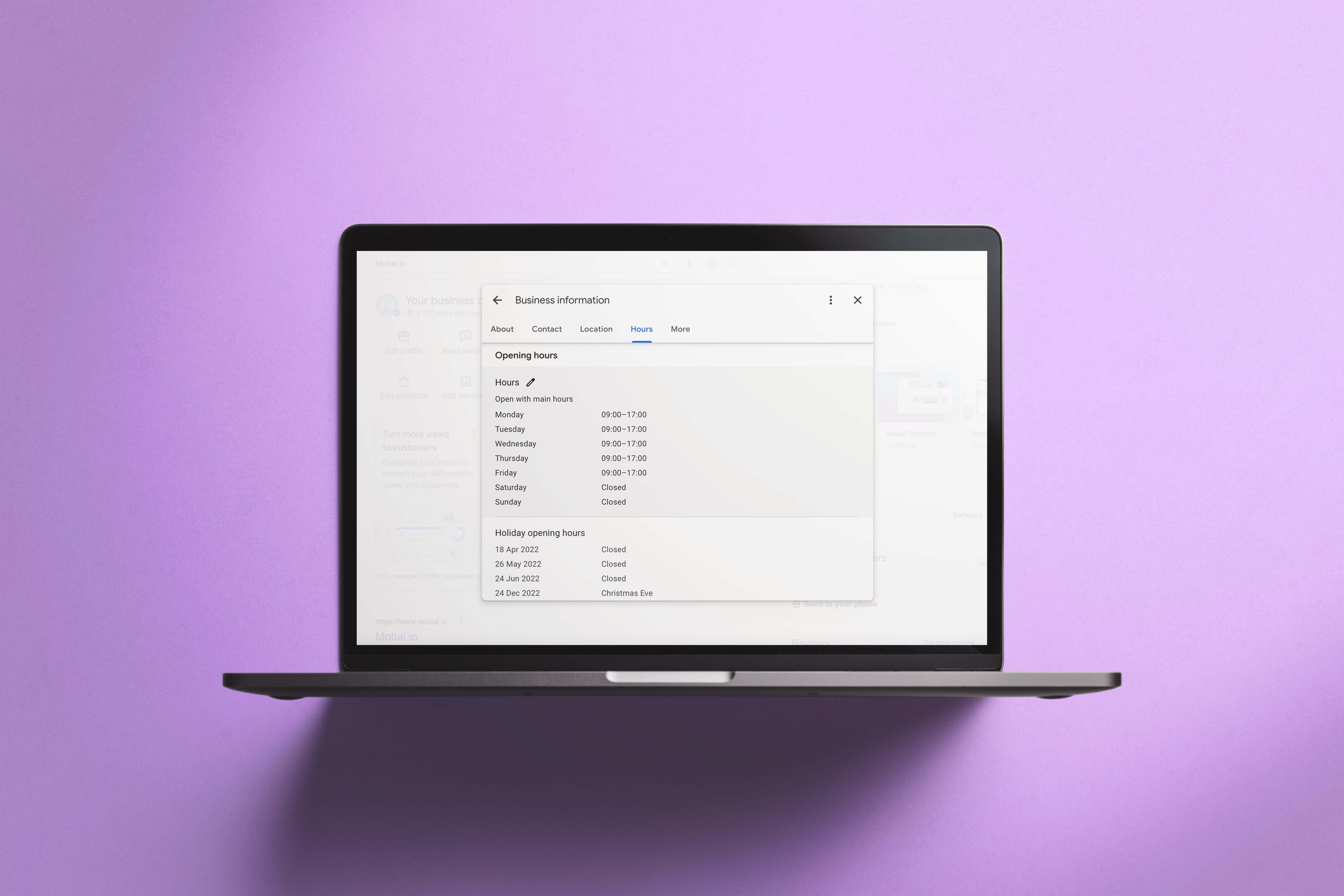 How To Edit Opening Hours on Google and Apple Maps | Mobal