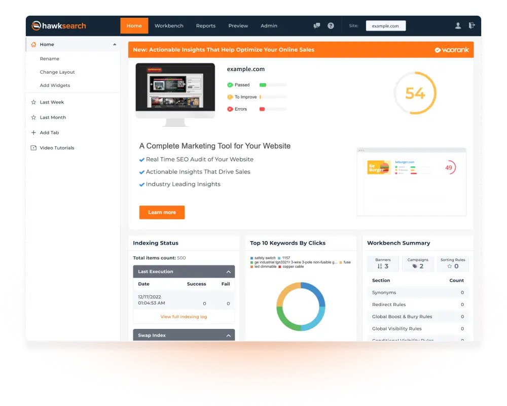 User Guide: Platform Overview & Tutorials | Hawksearch.com