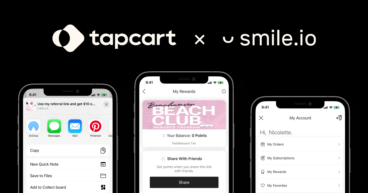 Smile.io | Tapcart Integrations