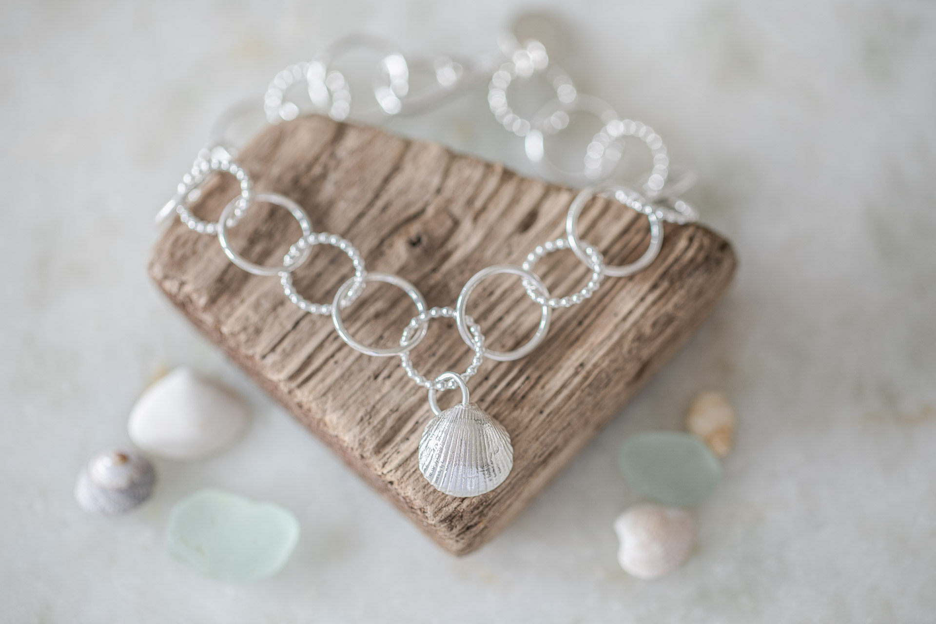 Norfolk Shell Charm Bracelet | Handmade Jewellery | Norfolk
