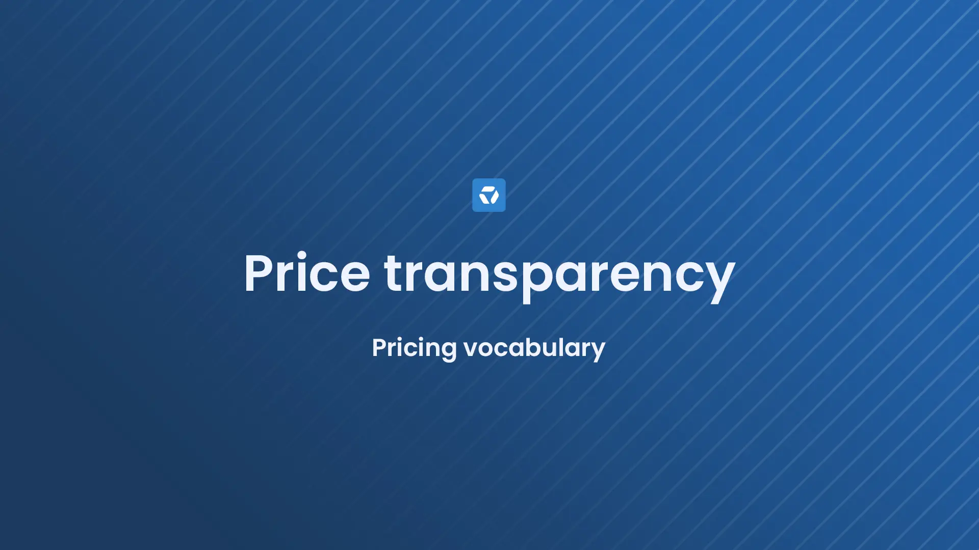 What's Price transparency?