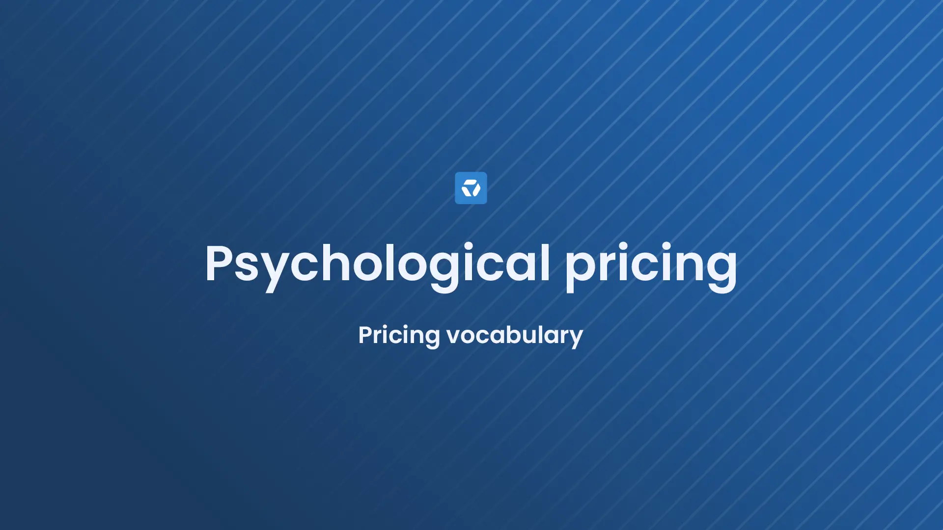 What's Psychological pricing?