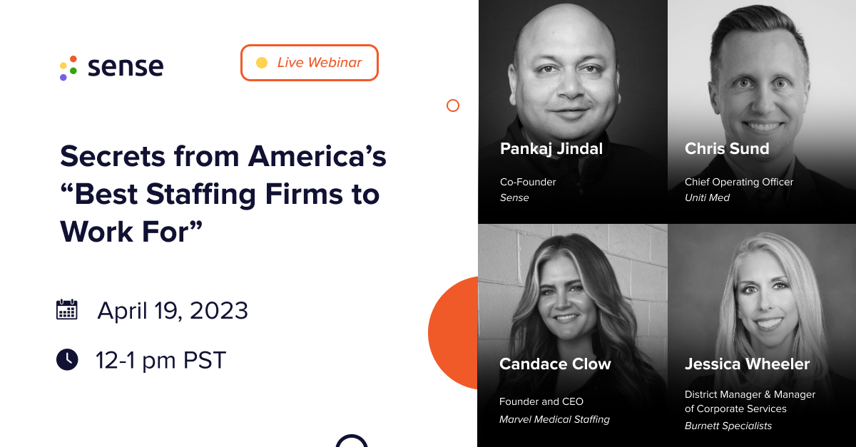 Secrets from America’s “Best Staffing Firms to Work For”
