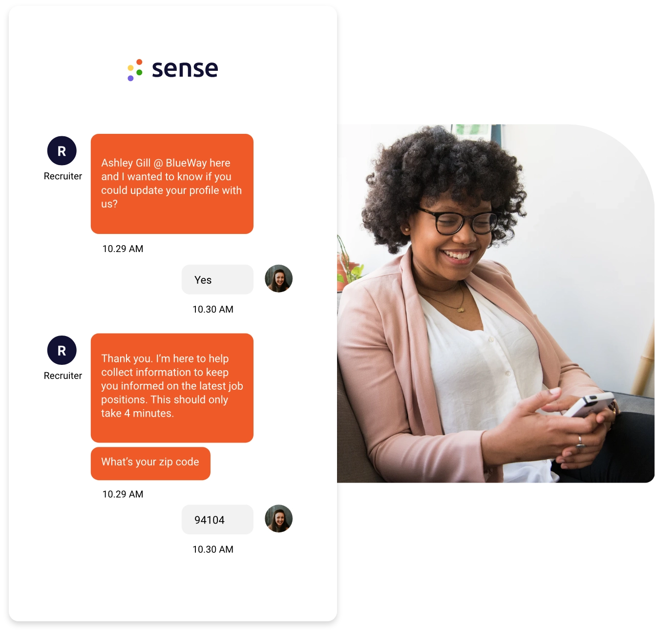 AI Chatbot Recruiting | Sense Conversational AI Chatbot Tools