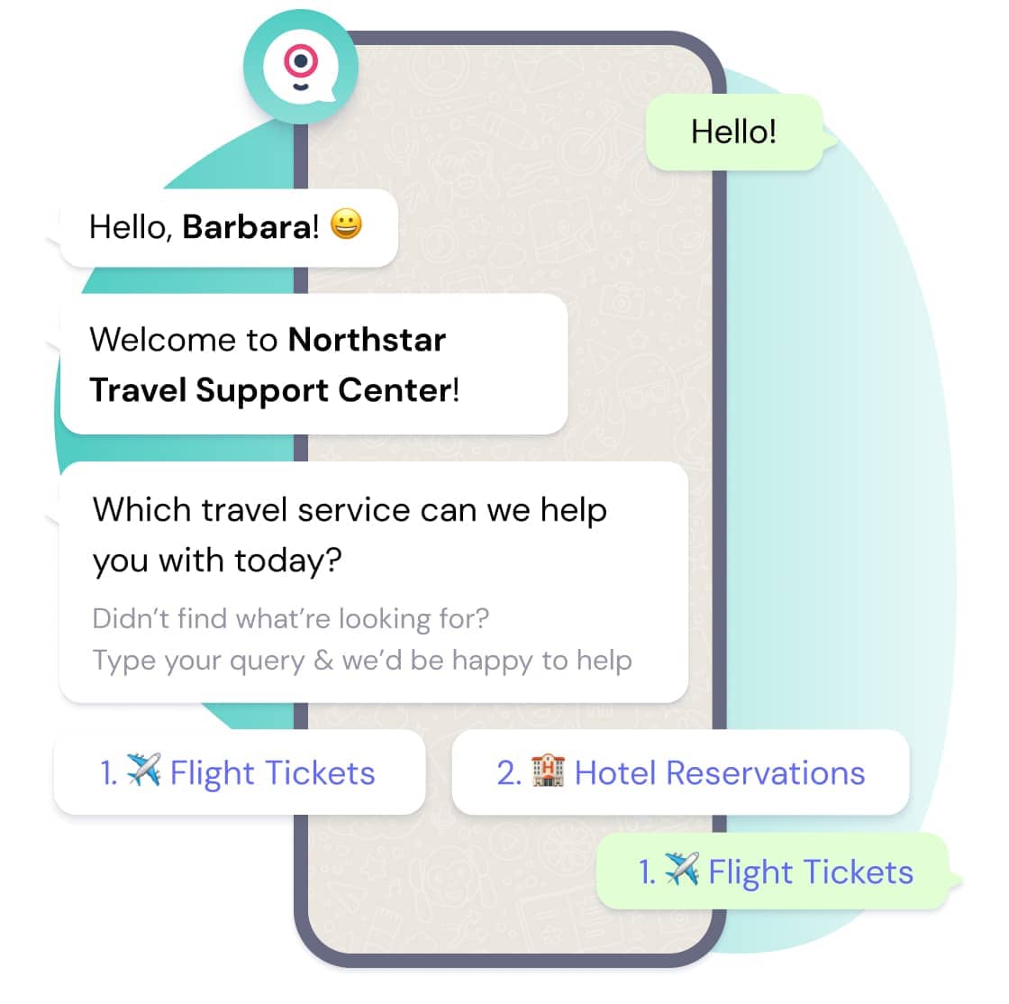 Customer Support Service | Chatbot Template | Landbot
