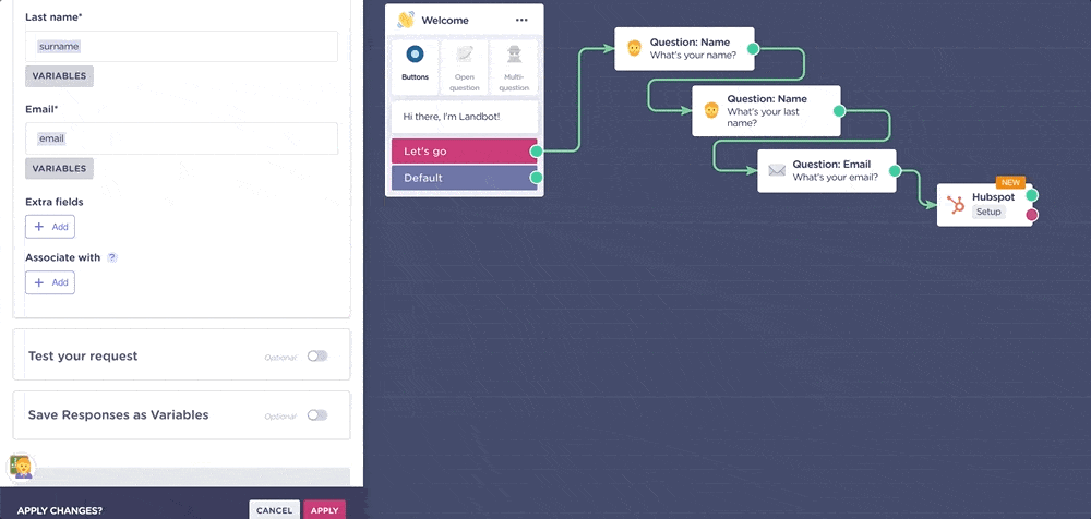 HubSpot & Landbot Integration for Chatbots