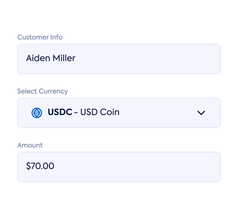 PIP Invoice | Create and Send crypto invoices with email billing