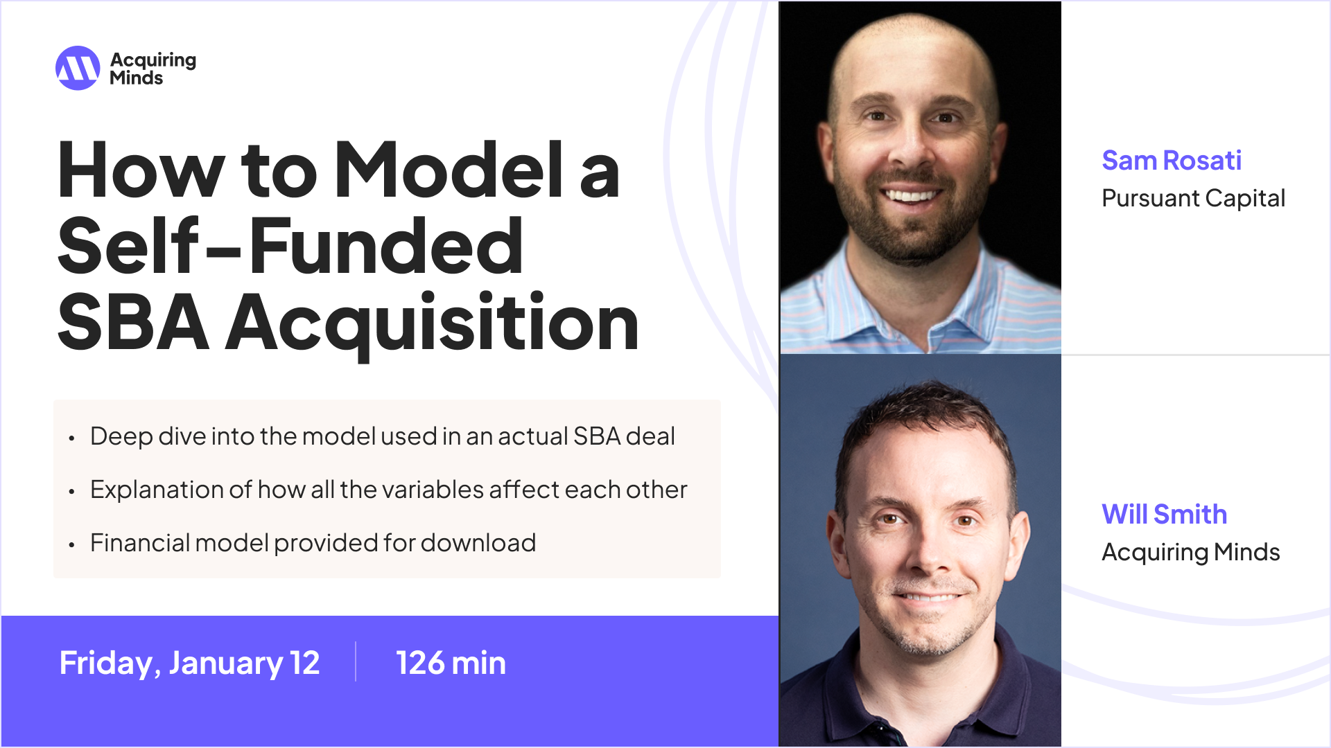 How to Model a Self-Funded SBA Acquisition