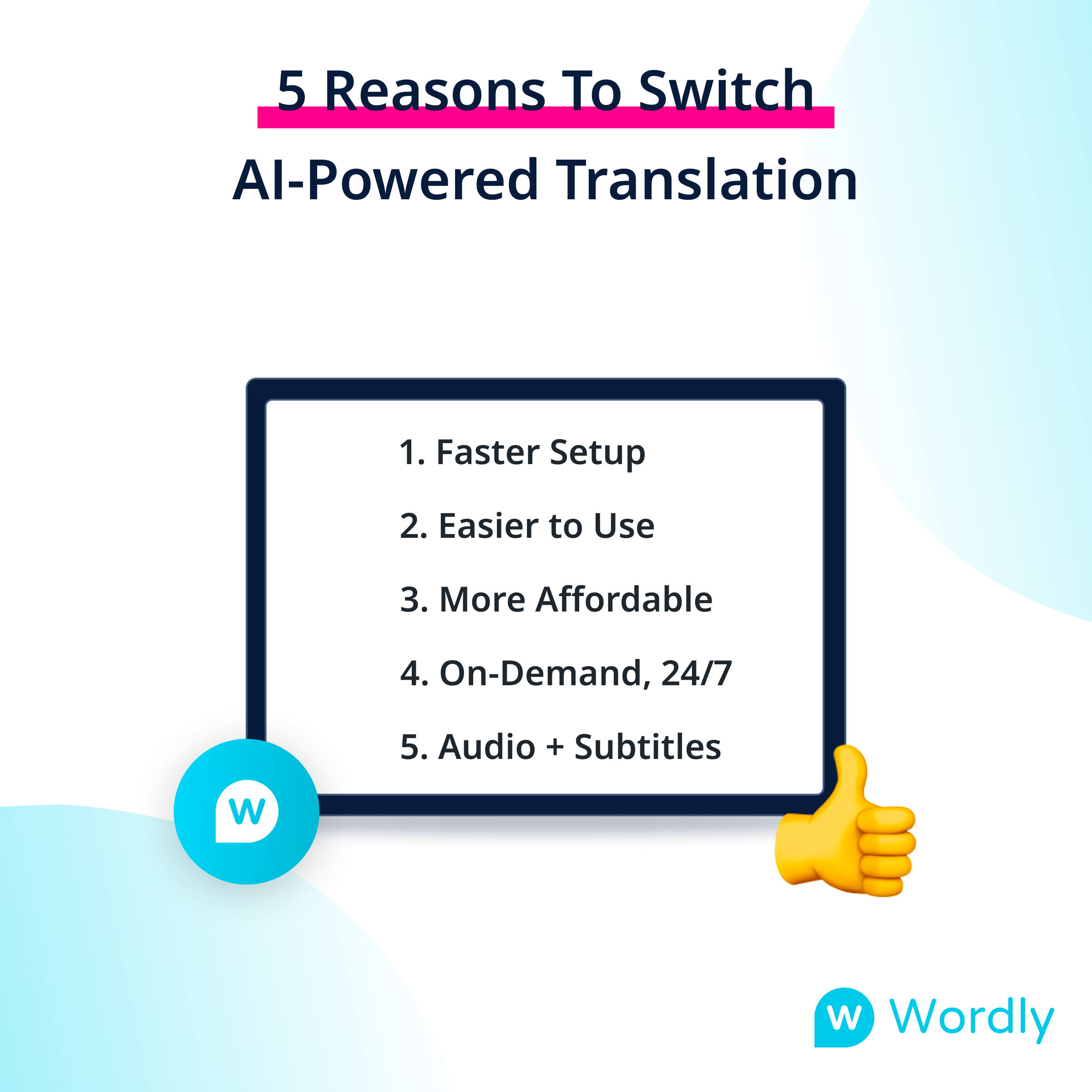Live Translation Powered by Wordly