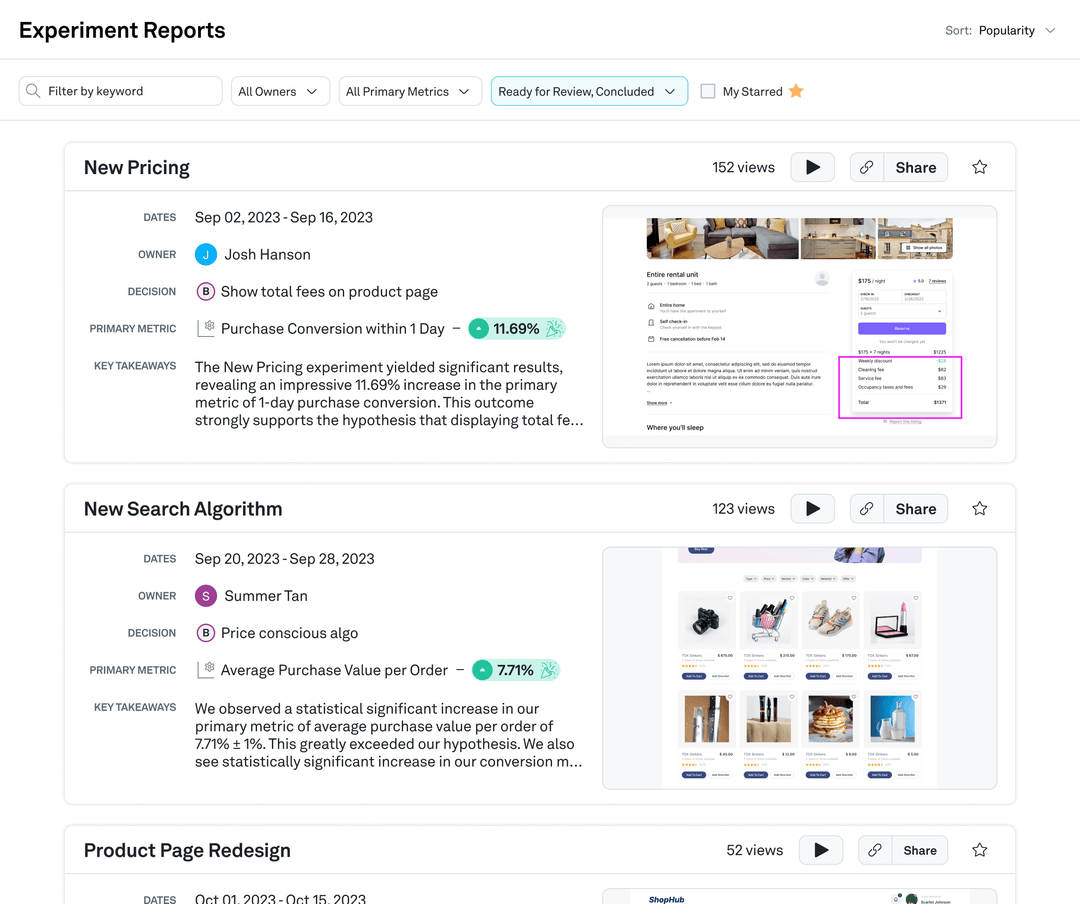 Now Live: Eppo Reports - Eppo Blog