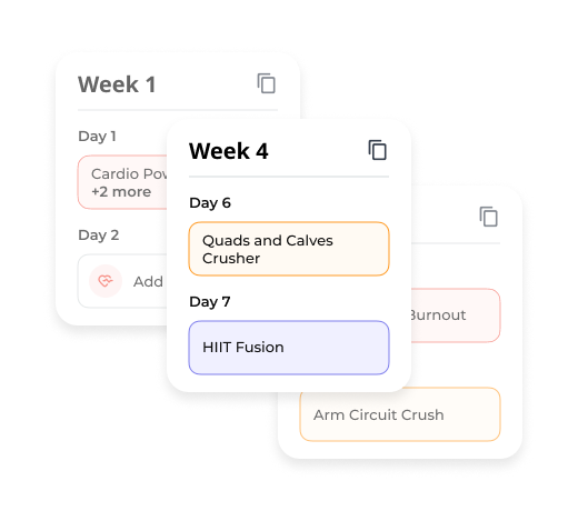 Build workout programs like a pro