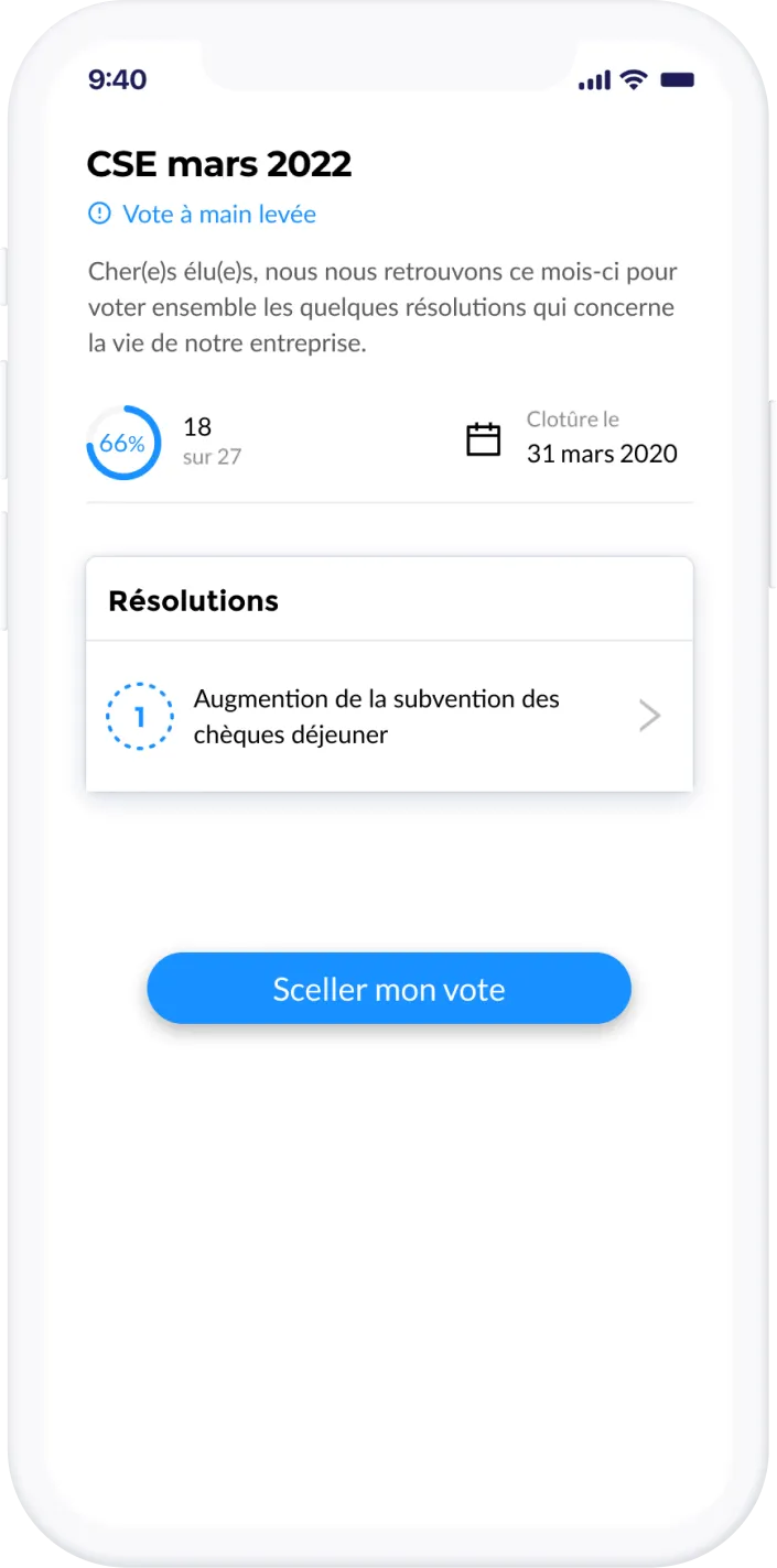 Élections professionnelles et votes pour CSE, simples, sécurisés.