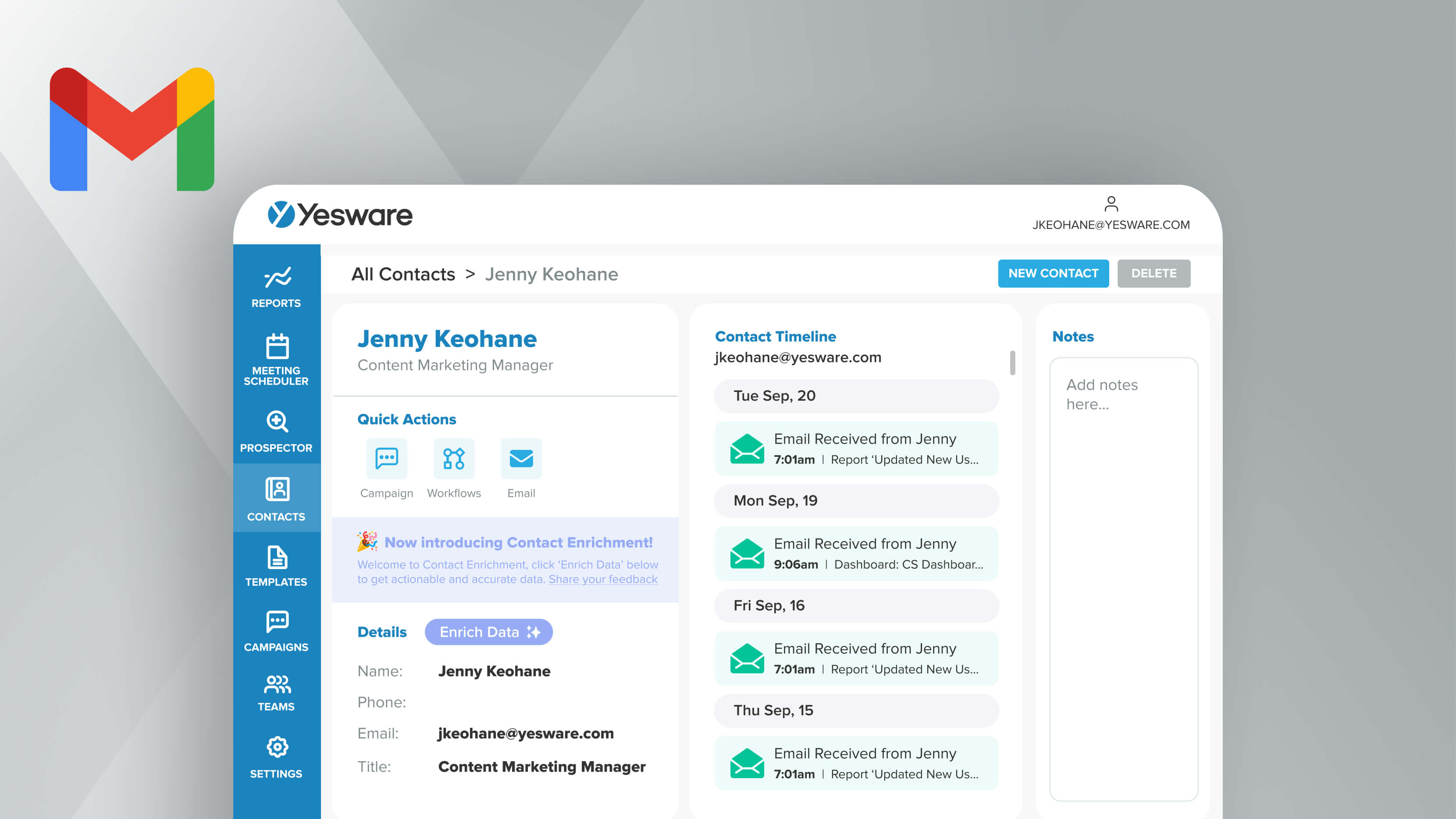 How to Use Contacts in Gmail Inbox | Yesware