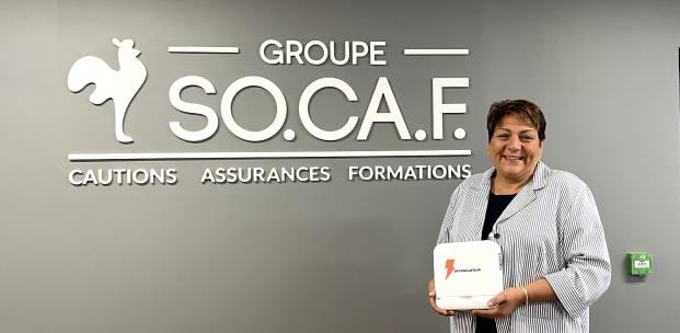 Le groupe SOCAF est équipé d'un défibrillateur