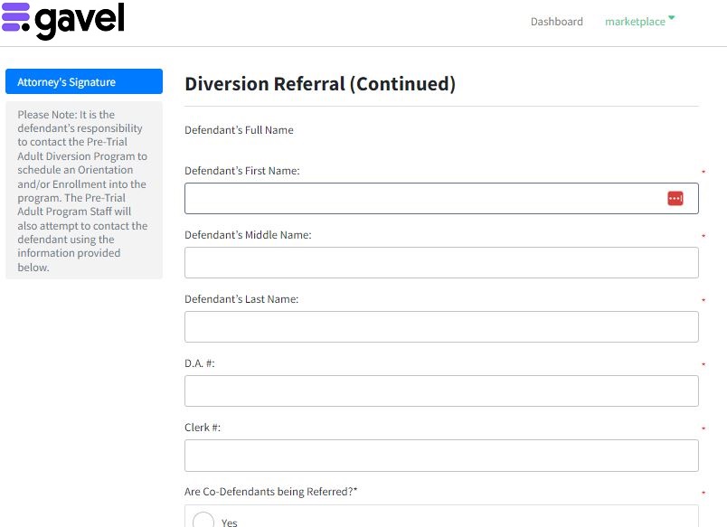 Pretrial Diversion Agreement Generator