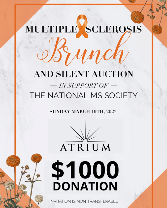 Atrium's Generous Donation Supports Multiple Sclerosis Charity Event ...