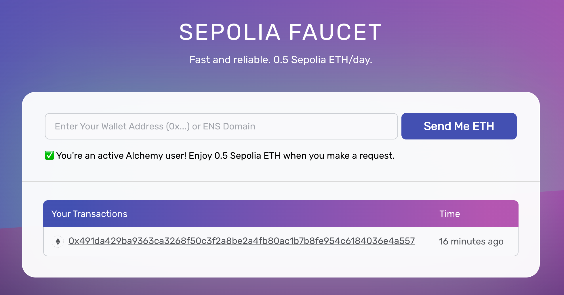 How To Get Sepolia ETH From A Faucet
