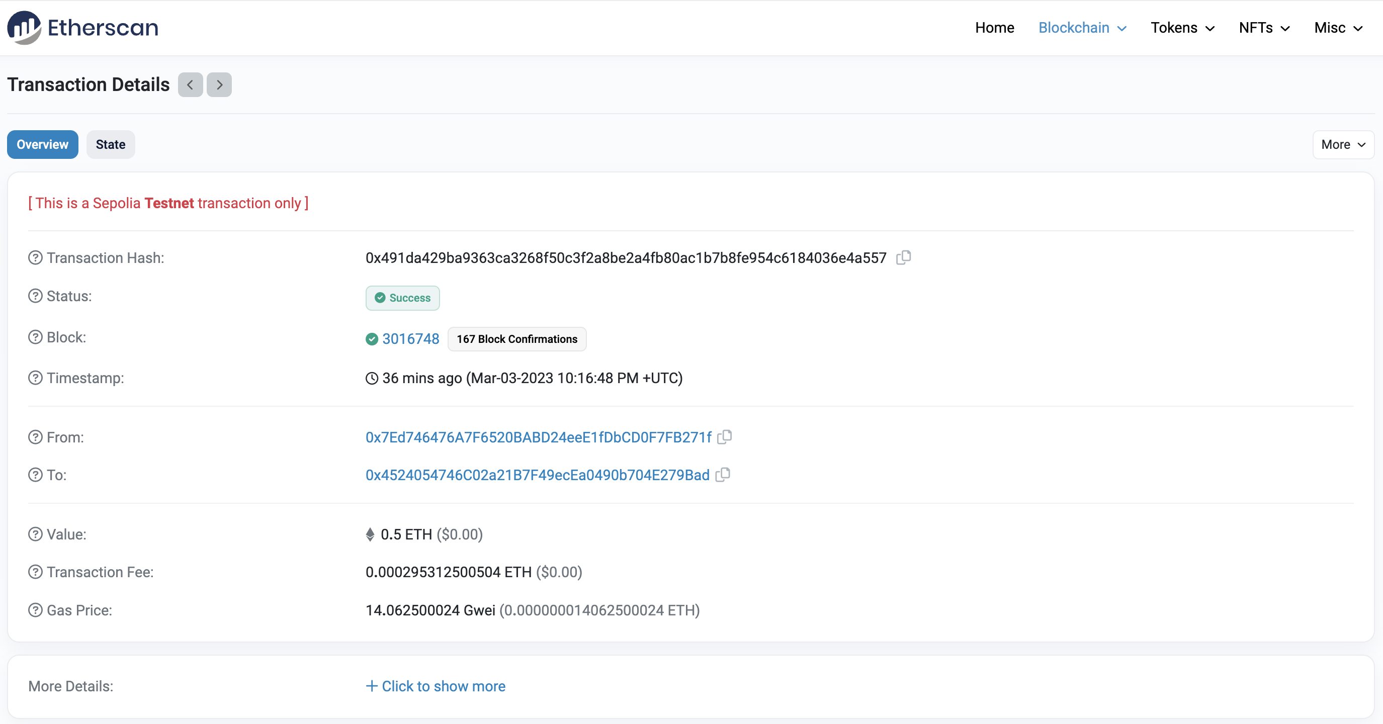 What is the Sepolia testnet?
