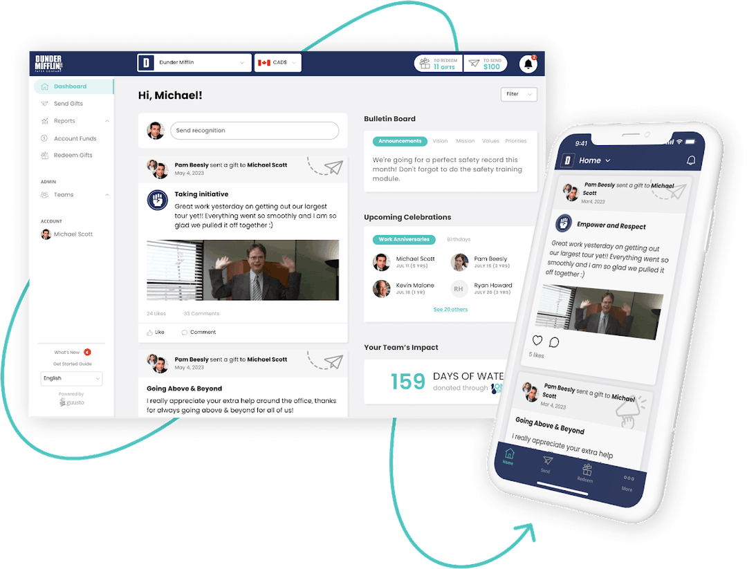 Employee Recognition Software and Rewards Platform | Guusto
