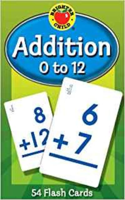 Addition 0 to 12 Flash Cards - Brighter Child