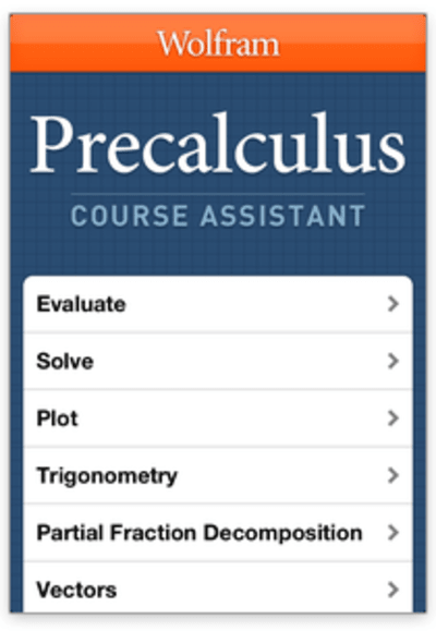 Precalculus Course Assistant - Wolfram Group