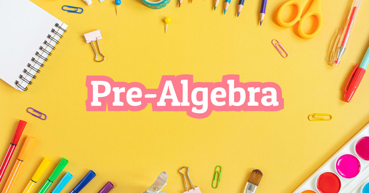 Pre Algebra Clipart