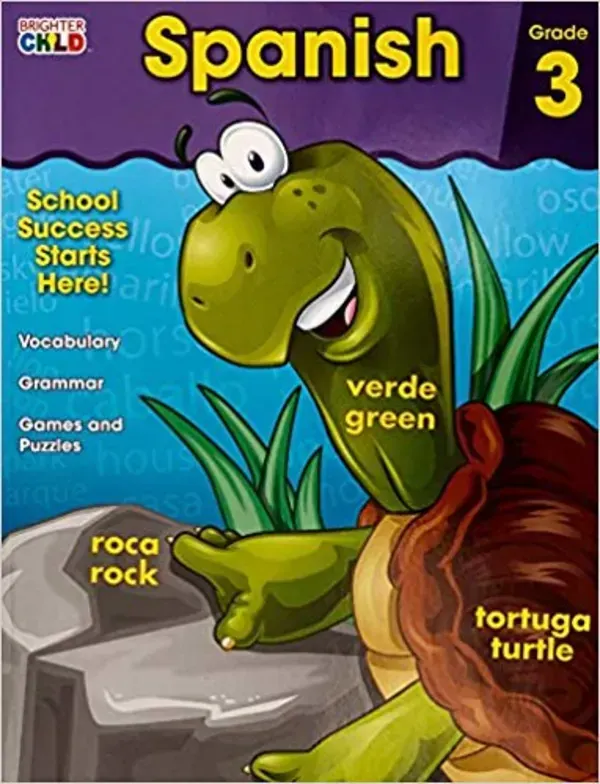 Spanish Workbook, Grade 3 - Brighter Child