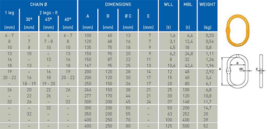 Master link assembly - Container Technics