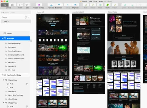 Website Design (UI/UX) | Derek Siu