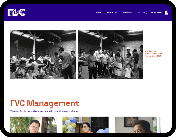 FVC Construction - Dthree Digital - Top Website Design & Development Company Manila, Philippines