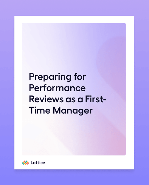 Workbook: Preparing for Performance Reviews as a First-Time Manager